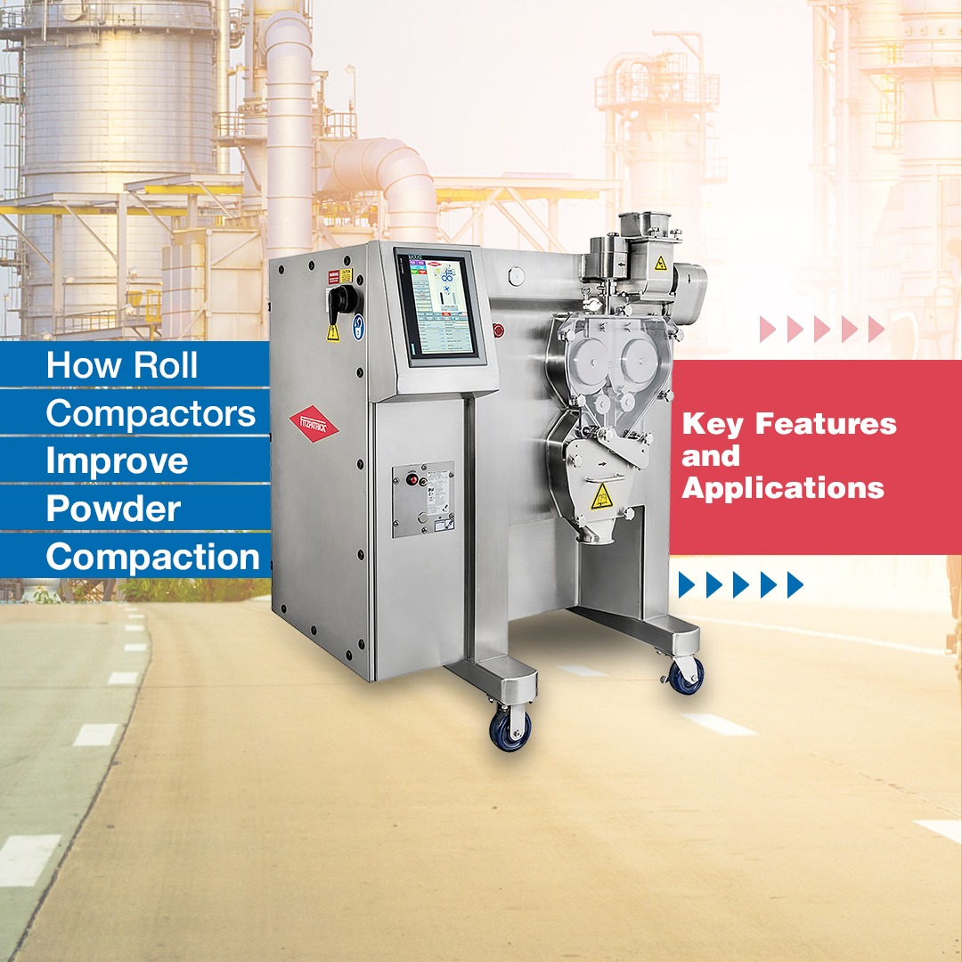 How Roll Compactors Improve Powder Compaction